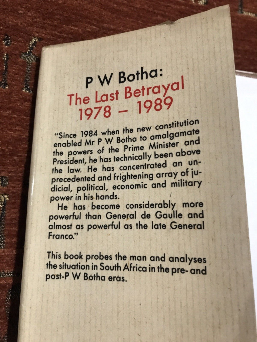 Pw Botha Quotes