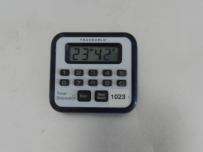 TRACEABLE Alarm Timer/Stopwatch,Accuracy | eBay