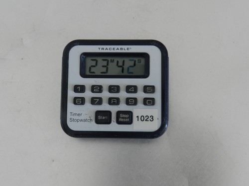 TRACEABLE Alarm Timer/Stopwatch,Accuracy | eBay
