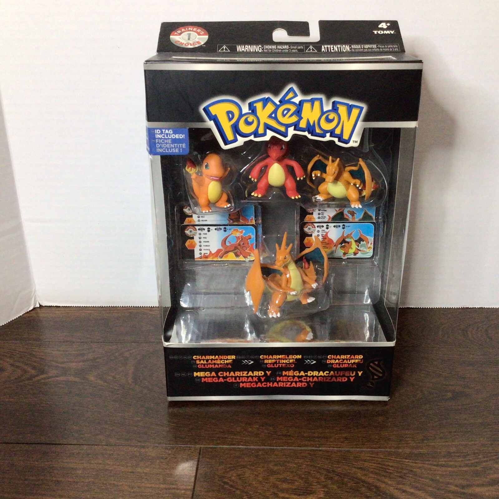 TOMY Pokemon Trainers Choice 1 4 Figure Set Mega Charizard Y Charmander ...