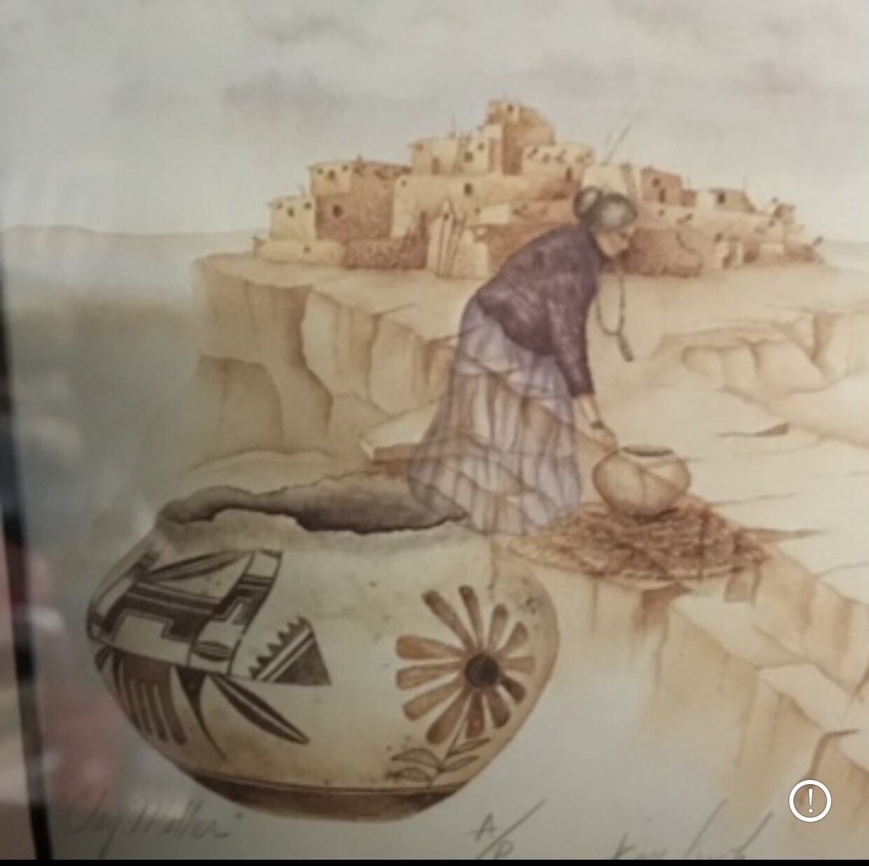 Jean Buchanan Artist certified “Clay Mother” 1987 Framed Wall Art | eBay