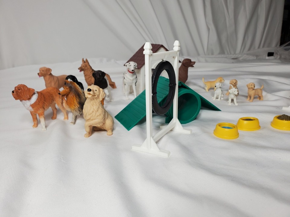 Popak New-Ray My Best Friend Dog Trainimg Playset 15 Dogs Minitures ...
