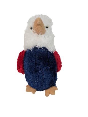 Aurora World Red, White, & Blue Liberty Eagle Plush 9" Stuffed Animal ...