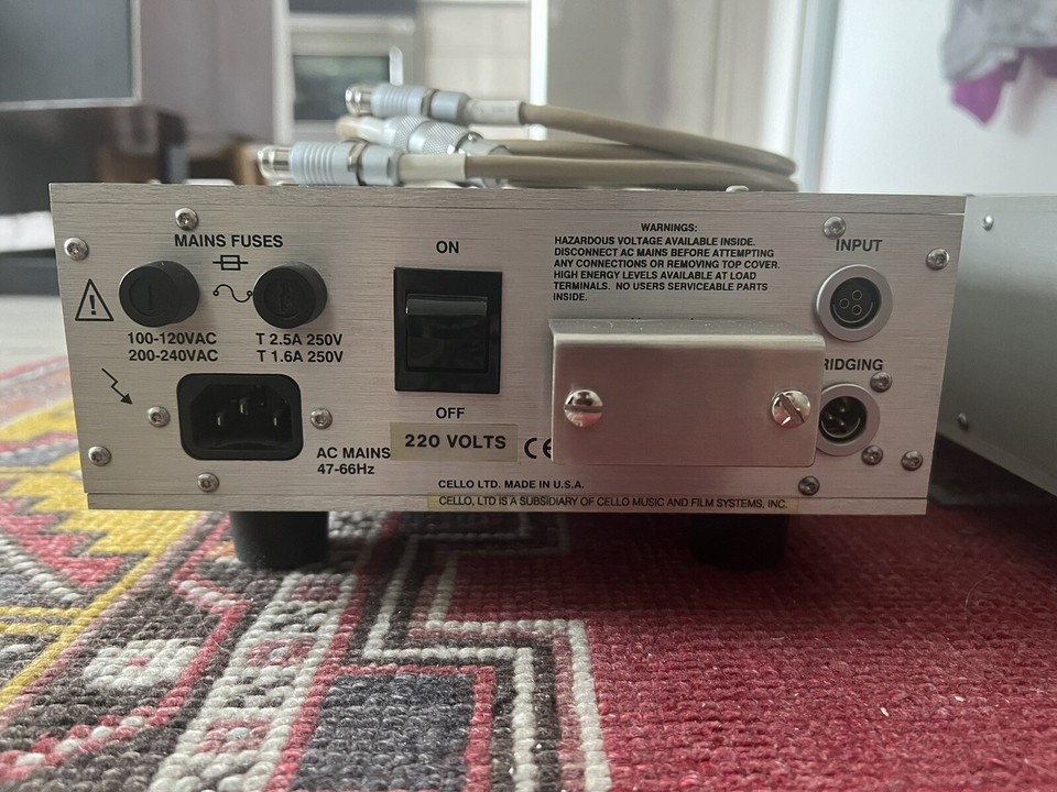 Cello Encore 50 Monoblock Amplifiers | 2 Channels | Silver | Monoblock