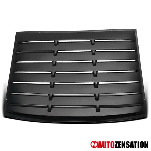 Fit 2005-2014 Ford Mustang GT V6 V8 Black Rear Window Louver Sun Shade ...