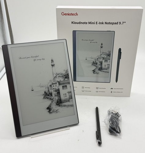 Geniatech Kloudnote Mini 9.7" E-Ink Notepad with Extra Digital Pen | eBay