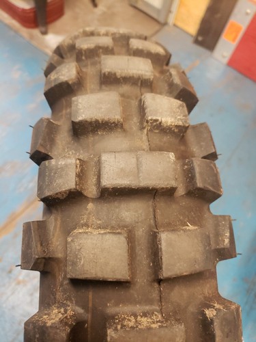 130/90-18 Dunlop D606 Dual Purpose Rear Tire 697662105268| eBay