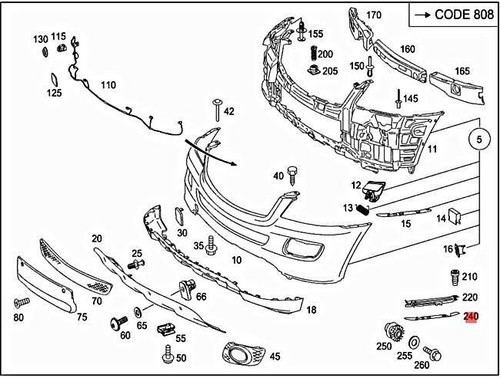 Genuine MERCEDES W164 M-CLASS W164 Intermediate layer 1648890895 | eBay