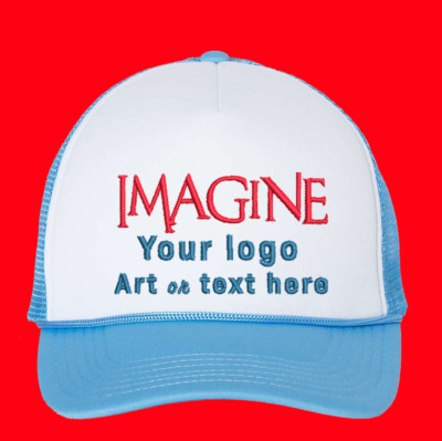 Valucap Foam Trucker Cap with Custom Embroidery of YOUR LOGO, ART, TEXT ...