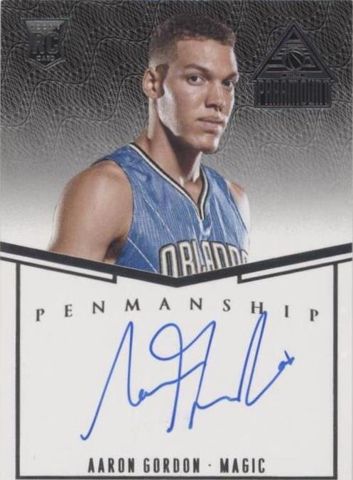 2014-15 Panini Paramount - Penmanship Rookies Aaron Gordon #PR-AG /99 ...