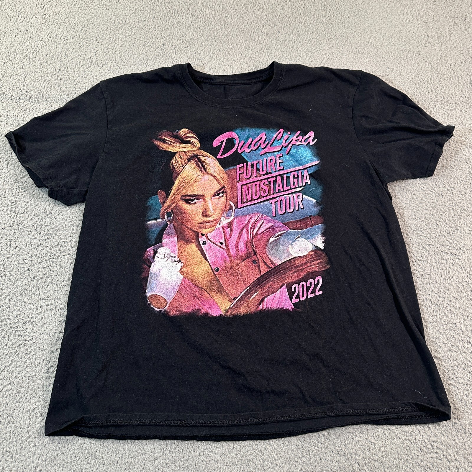Dua Lipa Future Nostalgia 2022 Authentic Tour T Shirt… - Gem