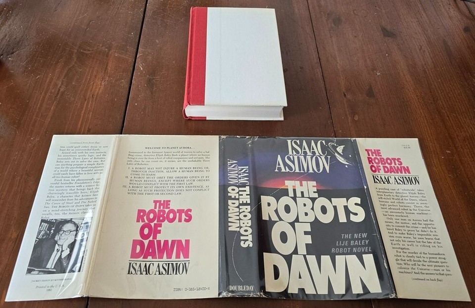 The Robots of Dawn, by Isaac Asimov - Doubleday HC w/DJ 1st 1983 (c1 ...