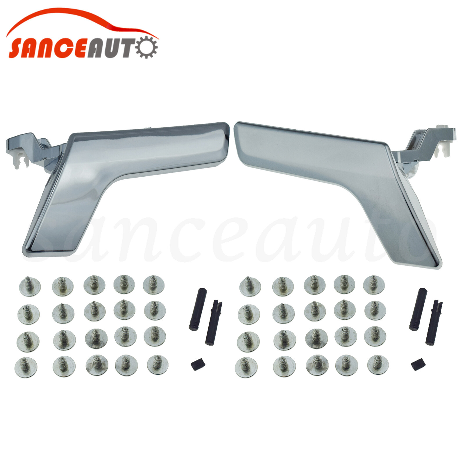 Inside Interior Left Right Door Handle Chrome shiny for Mercedes C250 ...