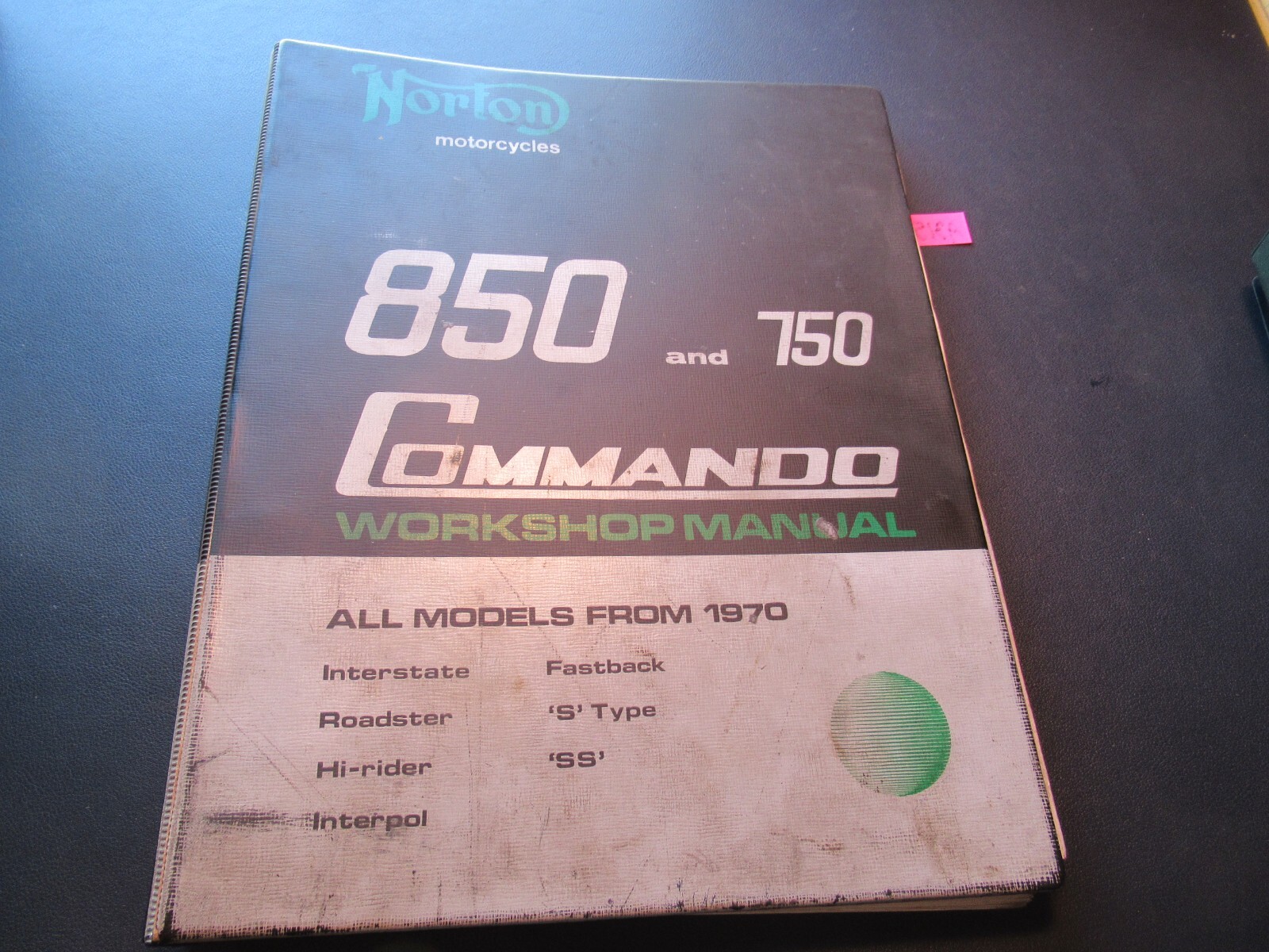 Norton 750 850 Commando Workshop Manual 1970 on Interstate Roadster SS etc. A315 | eBay