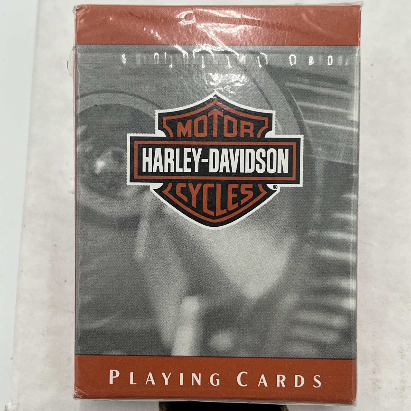 2 Decks of 1998 Harley Davidson Playing Cards in Storage Tin for sale ...
