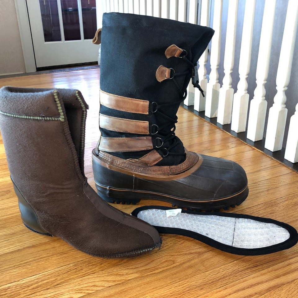 Cabela's Trans Alaskan Men Size 10 WP Insulated Liner Moisture Handling ...