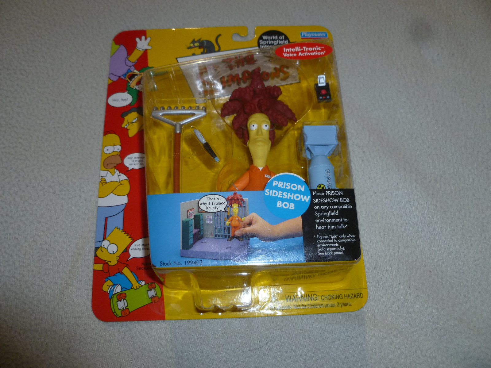 Playmates Toys The Simpsons Prison Sideshow Bob Series 9 Action Figure ...