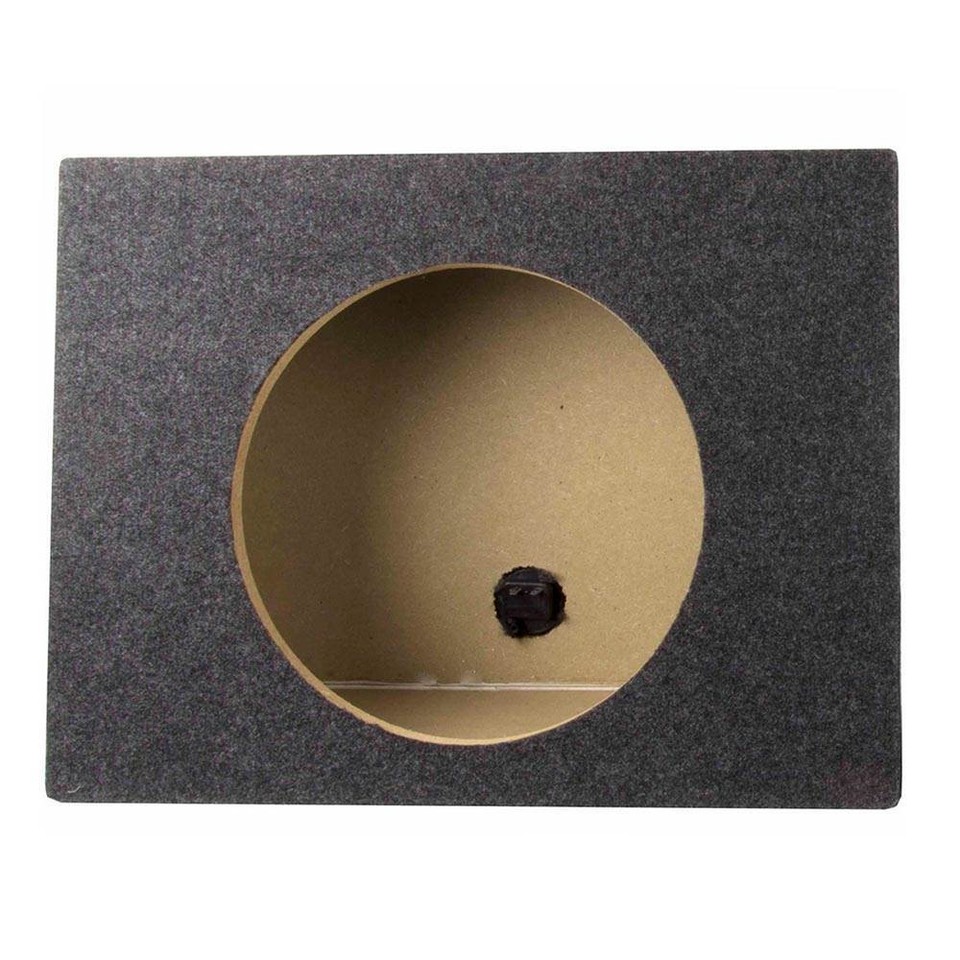 MB Quart 400 Watt 10 Inch Shallow Subwoofer and Q Power Slim Sub Box ...