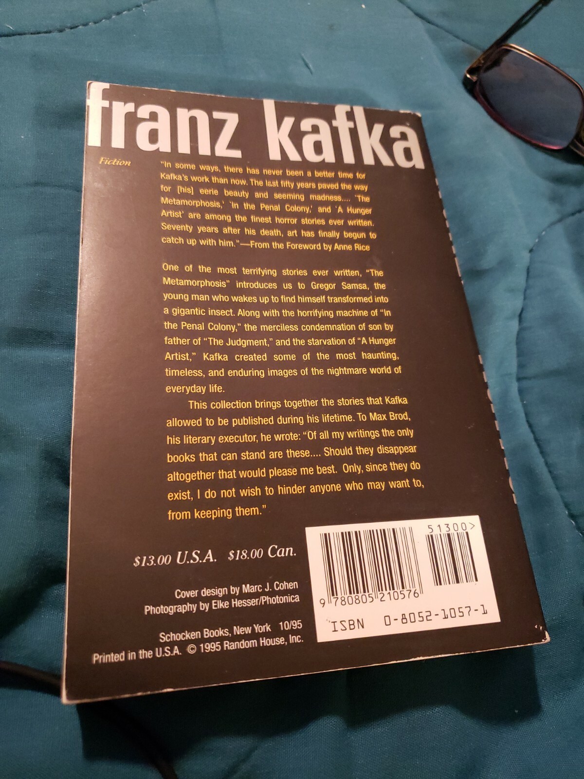 The Metamorphosis: And Other Stories [The Schocken Kafka Library ...