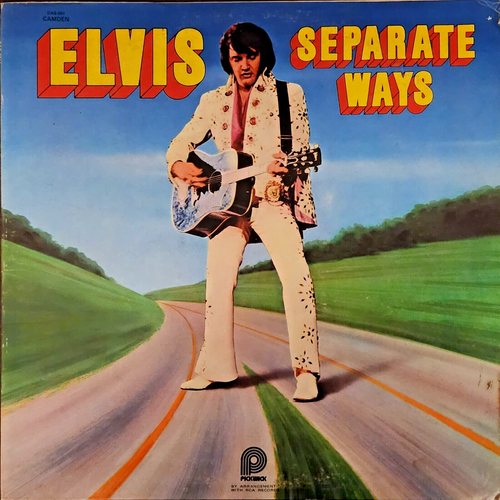 Elvis Presley Separate Ways Vinyl Record LP Album 1972 RCA Camden CAS ...