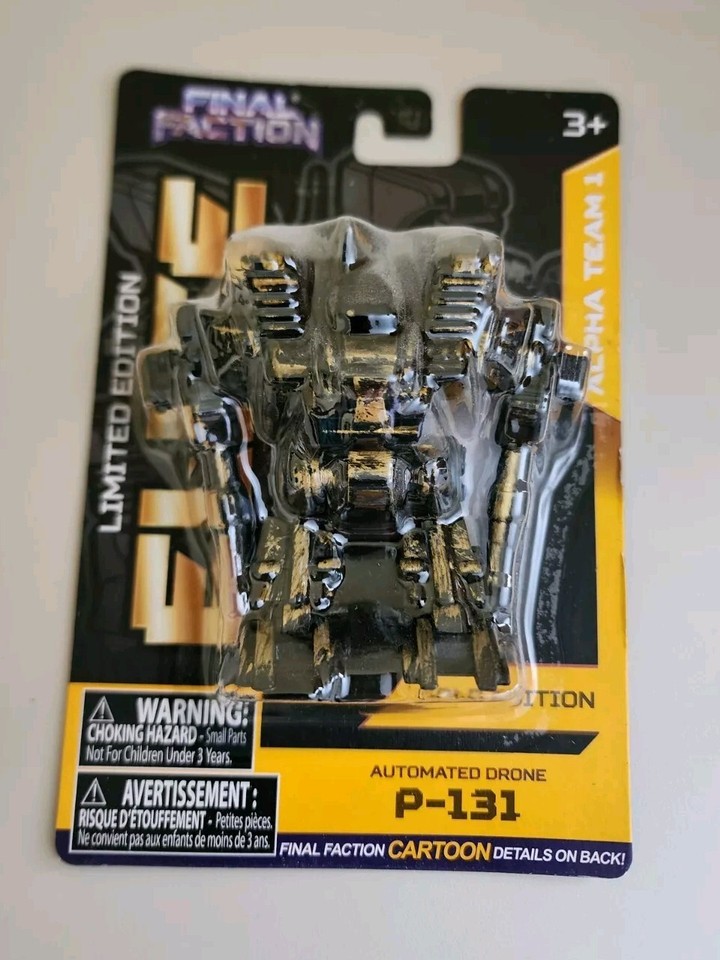 Final Faction Alpha Team 1 Limited Edition ELITE, P-131 (Drone) GOLD ...