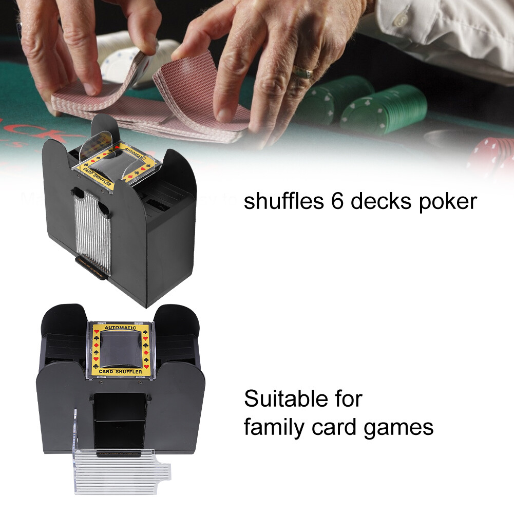 Card Shuffler Automatic Battery Powered Playing Card Shuffler Machine ...