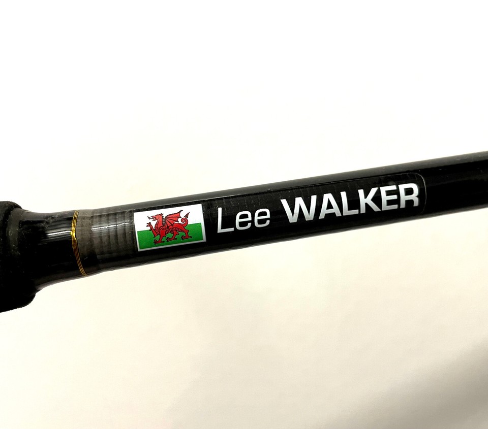 Personalised fishing rod tackle box name decals stickers with flag ...