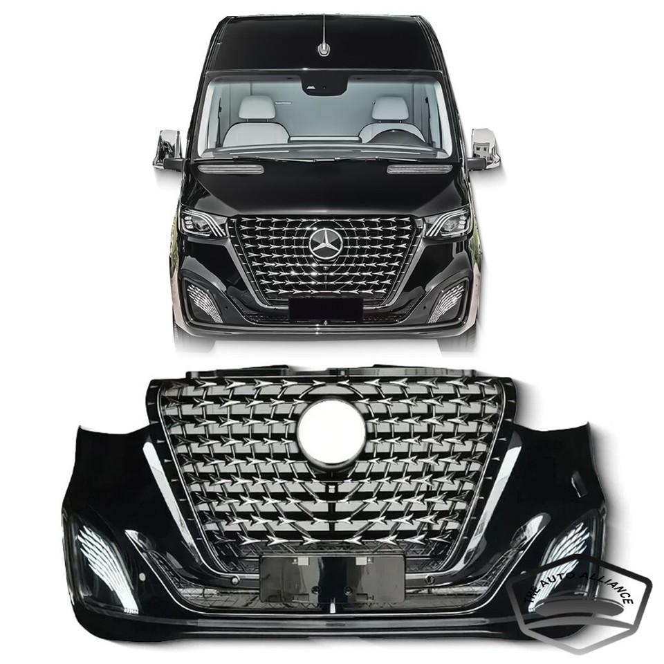 For 2019-2025 Mercedes Benz Sprinter W907 Front Bumper Conversion Kit ...