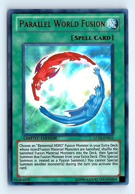 Yu-Gi-Uh Parallel World Fusion #LC02-EN011 Legendary Collection 2 tcg ...