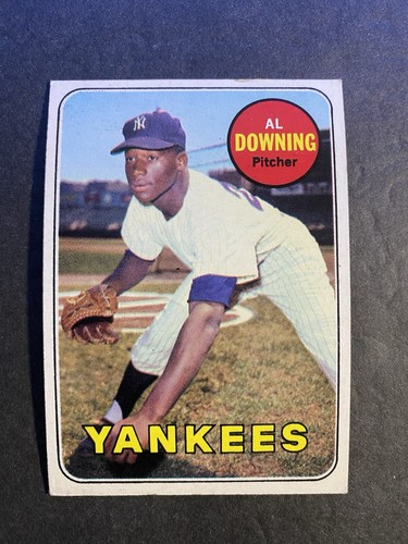 1969 Topps Baseball Al Downing New York Yankees Card #292 | eBay