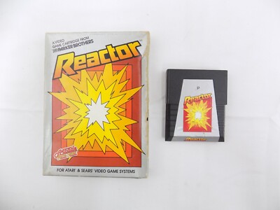 Atari 2600 Boxed Reactor Game Cartridge | eBay Australia