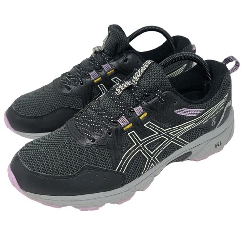 Asics Womens Gel Venture 8 1012A706 Black Running Shoes Sneakers Size ...
