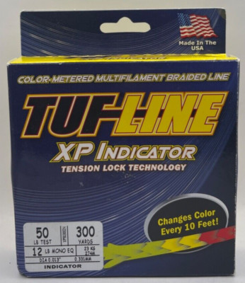 1pk Tuf Line XP Indicator Braided Western Filament Inc. Fishing Line ...