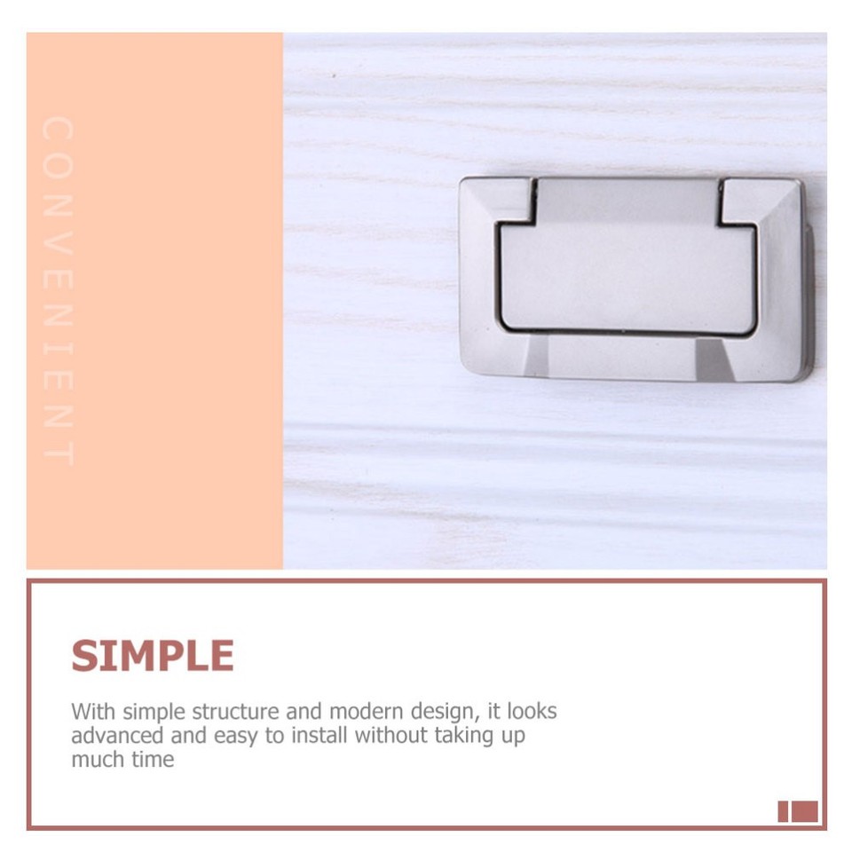 Flush Cabinet Pulls Recessed Door Handle Concealed Buckle Drawer ...