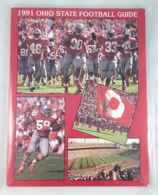 CFB 1991 Ohio State Football Media Guide - Joey Galloway, Kirk ...