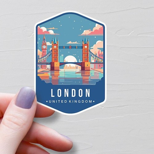 London Tower Bridge Vinyl Sticker UK Souvenir Travel Decal | eBay