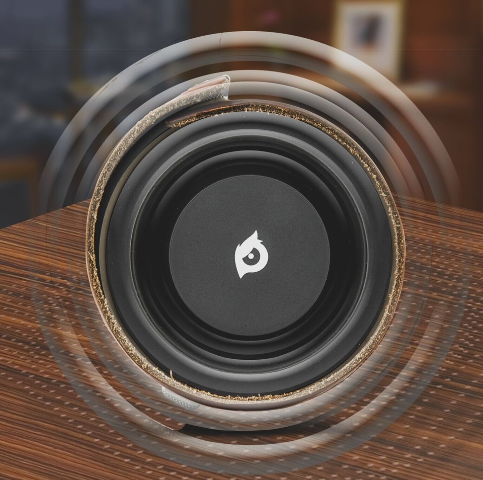 Owlee Scroll Premium Portable Bluetooth Wireless Speaker With Leather ...