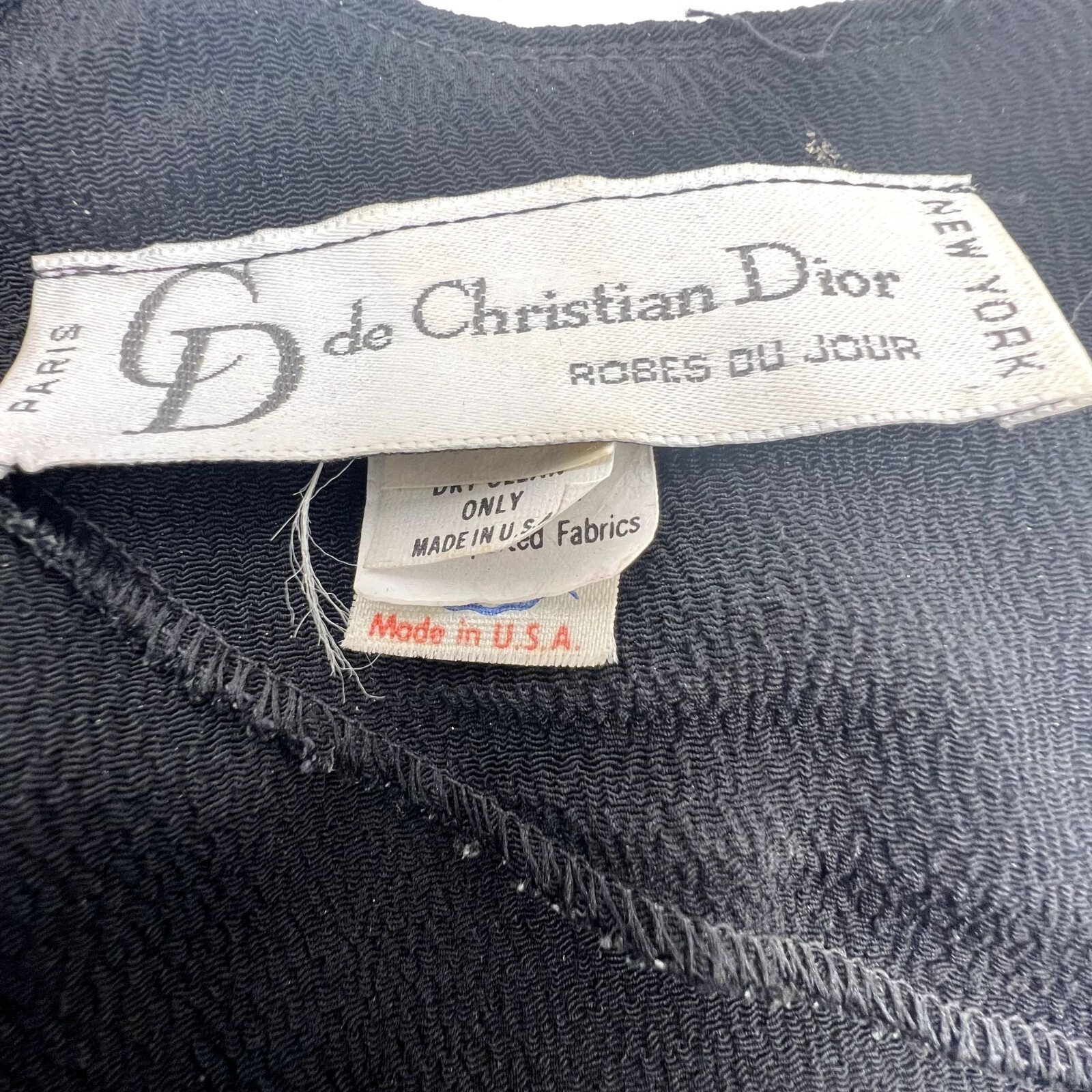 CD de CHRISTIAN DIOR Robes Du Jour Tiered Long Sleeve… - Gem