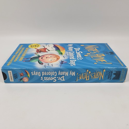 Notes Alive! Dr. Seuss’s My Many Colored Days Holly Hunter VHS Video ...