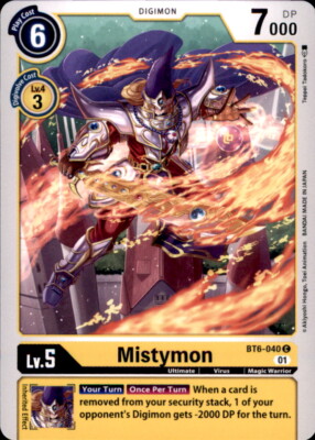 Digimon BT6-040 - Mistymon - Common | eBay