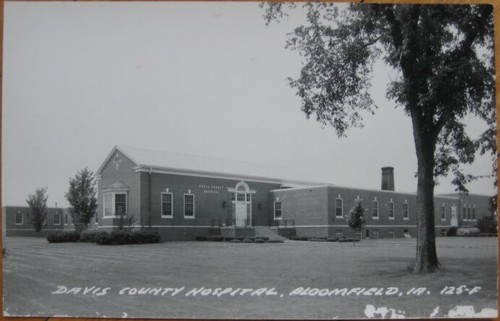 Bloomfield, IA 1940 Realphoto Postcard: Davis County Hospital - Iowa | eBay