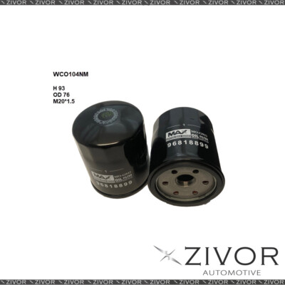NIPPON MAX Oil Filter For Holden Epica 2.0L 03/07-06/08 - WCO104NM *By ...