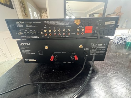 Package Price Adcom GTP 500 Pre Amp & GFA 545 II Amplifier & GDV 850 ...