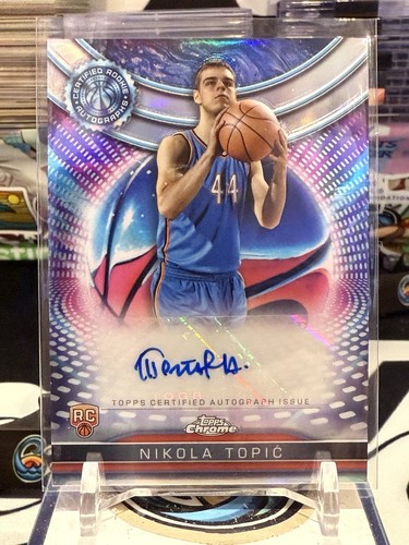 2024-25 Topps Chrome Basketball Nikola Topic Auto Certified Rookie ...