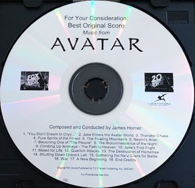 AVATAR (Promo-CD "For Your Consideration", Soundtrack, 2009) | eBay