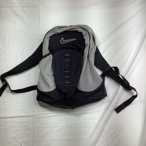 Y2K Nike All Mesh Netted Backpack BLACK Hi Vis See Through School ...