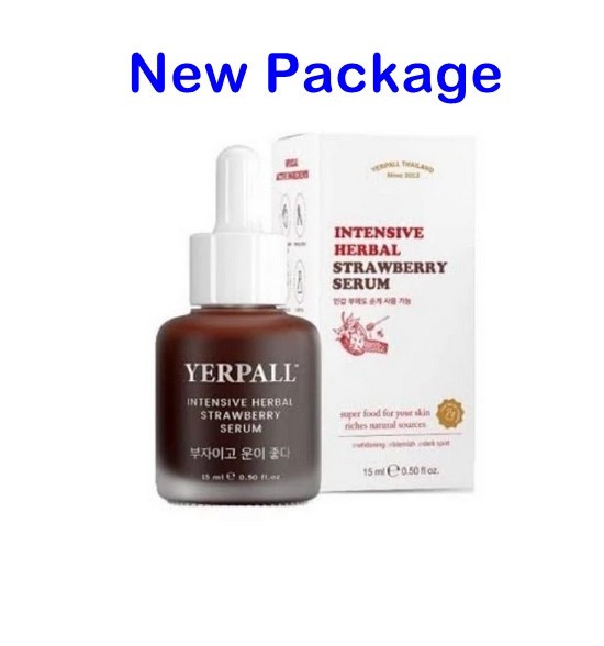 6X Yerpall Serum Strawberry Reduce Freckles Dark Spots Facial Radiance ...