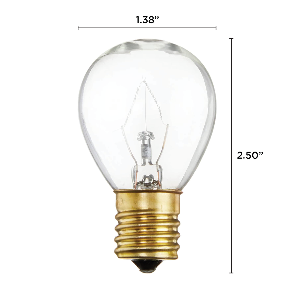 10 Pack 25S11/N Clear Hi-Intensity Indicator Sign S11 25W 120V ...