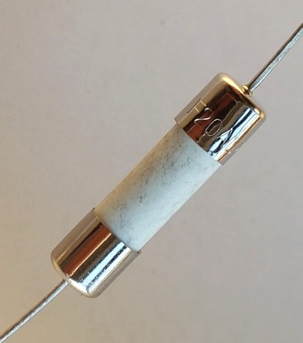 [3pcs] F20A 20A 250V, 5x20 mm ceramic axial fuse NEW – wire leads PCB ...