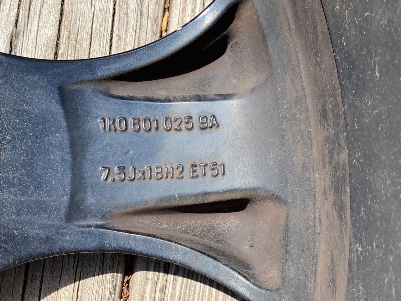 Genuine Set of 4 VW Detroit Aluminum Wheel Rims. Golf GLI GTI Jetta ...